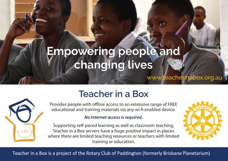 Support Materials - Teacher In A Box
